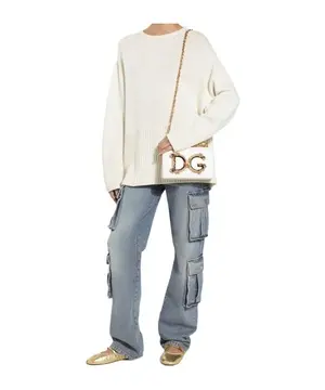 Dolce & Gabbana Ribbed Crew Neck Sweater