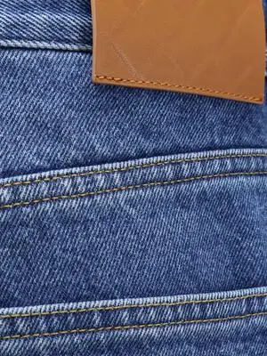 Bottega Veneta Button Detailed Wide Leg Jeans - Indigo