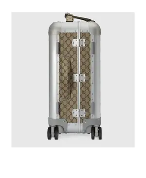 Gucci Gg Supreme Aluminum Trolley - Gray