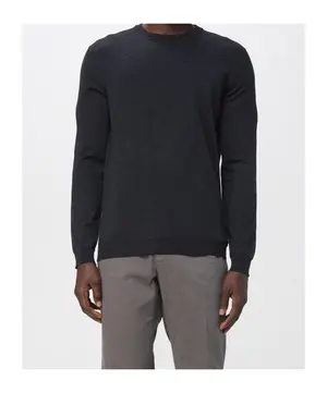ZANONE Crewneck Long-sleeve Jumper - Black