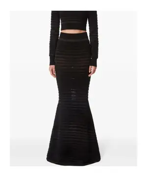 Nina Ricci Striped Mermaid Skirt