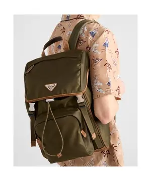 Prada Re-nylon And Suede Backpack