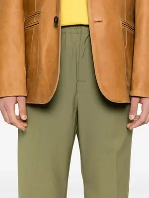 Bottega Veneta Elastic Waist Casual Pants - Gray