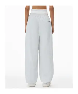 Alexander Wang Mid-rise Track Pants With Exposed Logo Trim