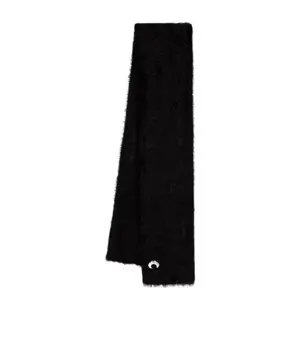 MARINE SERRE Crescent Moon-embroidered Scarf