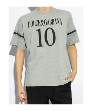 Dolce & Gabbana Dolce Gabbana Logo Printed Crewneck T-shirt