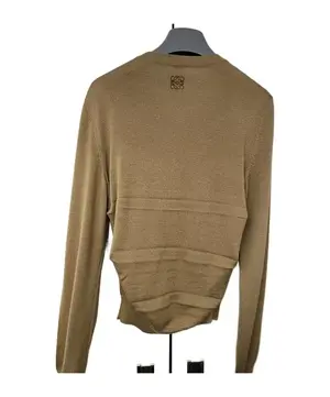 Loewe Long Sleeve Crew Neck Button-front Sweater - No