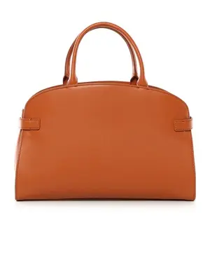 COCCINELLE Sabine Medium Tote Bag With Logo Stamp - Brown