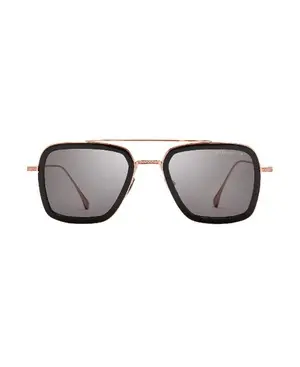 Dita Logo Square Frame Sunglasses - Gray