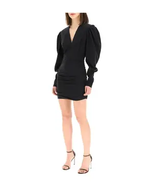 Isabel Marant Étoile Long Sleeve V-neck Dress