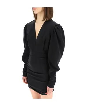 Isabel Marant Étoile Long Sleeve V-neck Dress