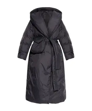 Tie Cuff Puffer Coats