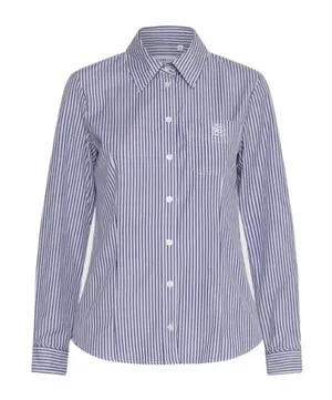 Marella Fitted Cotton Shirt With Embroidered Pocket