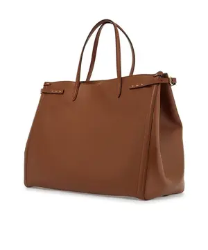 Valentino Garavani Antibes Vlogo Plaque Medium Tote Bag