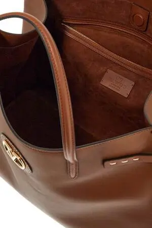 Valentino Garavani Antibes Vlogo Plaque Medium Tote Bag