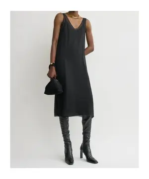 TOTEME Sleeveless Chiffon Midi Dress