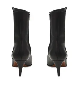 Alexander McQueen Birdee Pointed-toe Ankle Boots