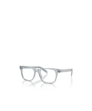 Prada Square Frame Eyeglasses - Gray