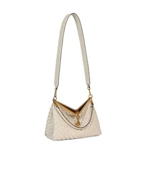 Etro Medium Woven Vela Bag - White