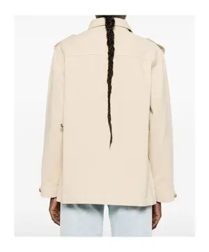 BLAZÉ MILANO Saharan Pocket Cotton Jacket - Nude