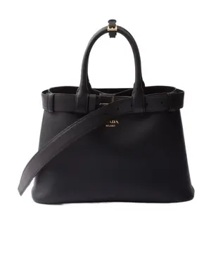 Prada Open-top Medium Handbag - Black