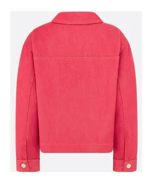 Dior Logo Button Denim Jacket