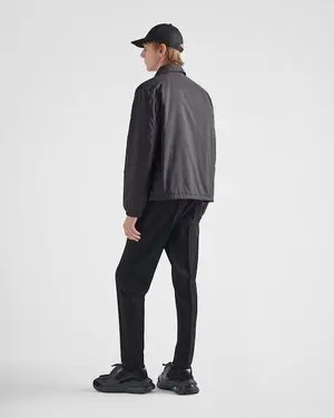 Prada Logo Plaque Button-up Shirt Jacket
