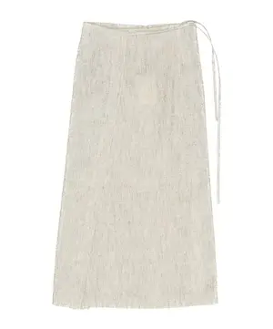 THE ROW Tie-waist Skirt - White