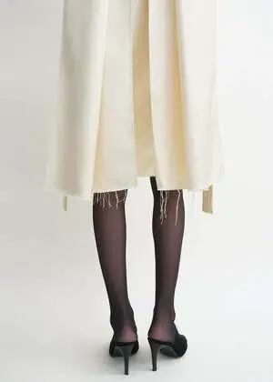 TOTEME Raw-edge Silk Cape Dress