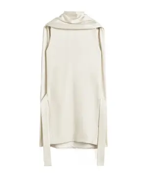 TOTEME Raw-edge Silk Cape Dress