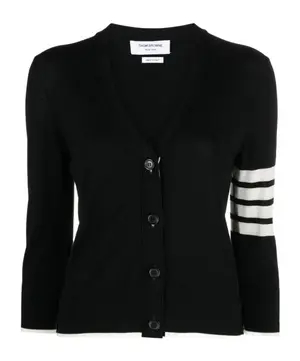 Thom Browne 4-bar Button-up Cardigan