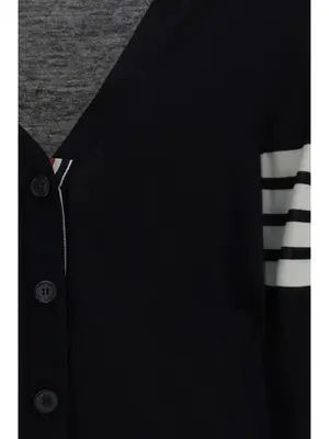 Thom Browne 4-bar Button-up Cardigan