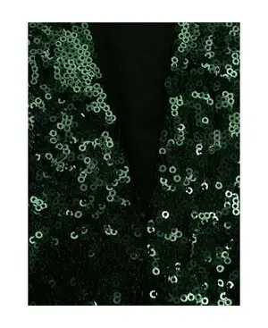 N.21 Sequined Pencil Skirt - Black
