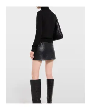 Gucci Wool Turtleneck Jumper With Crest Embroidery