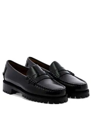 SEBAGO Round Toe Chunky Sole Flat - Black