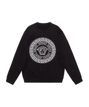 Versace Medusa Head Crewneck Sweatshirt - Black