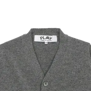 Play Comme Des Garcon X Invader Cardigan - Black