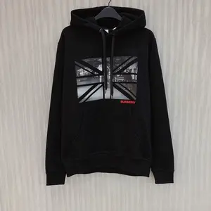 Burberry Logo Printed Hooded Sweater