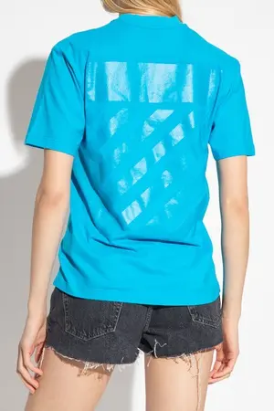 Off-White Diagonal Stripes Crewneck T-shirt