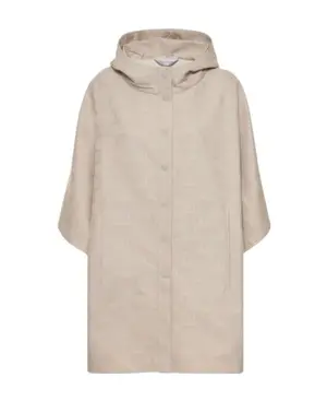 Max Mara Monogram Jacquard Satin Coat