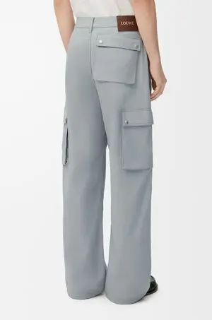 Loewe Logo Patch Cargo Trousers