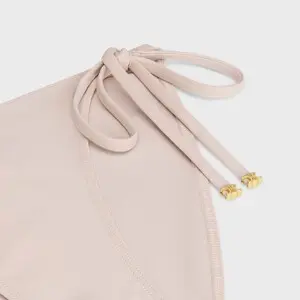 Celine Triomphe Bikini Bottom In Matte Jersey - Nude
