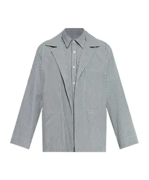 MAISON MARGIELA Striped Long Sleeve Jacket