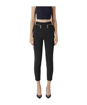 Elisabetta Franchi Zip Up Pants For Women