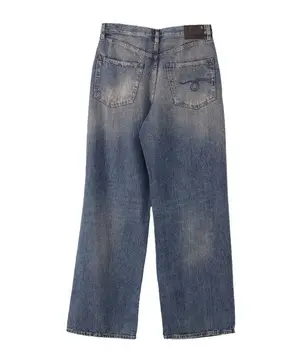R13 Logo Patch Damon Jeans - Blue