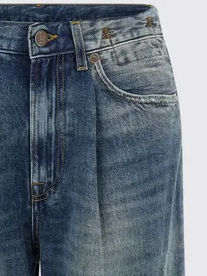 R13 Logo Patch Damon Jeans - Blue