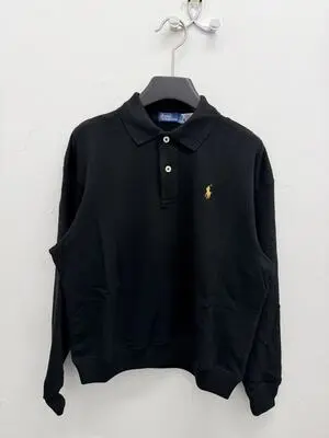 Polo Ralph Lauren Embroidered Polo Shirt - Black