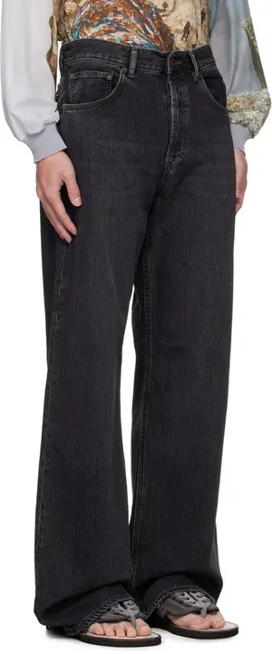 Acne Studios Loose Fit Jeans - Black