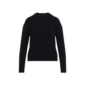 Max Mara Crewneck Long-sleeved Jumper - Black