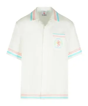 Casablanca Casablanca Dance Joy Cuban Collar Shirt No